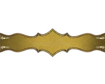 Template Yellow Name Plate with Pattern. Element for Design. Template ...