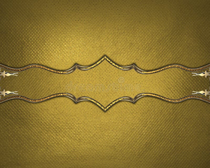 Template Yellow Name Plate with Pattern. Element for Design. Template ...