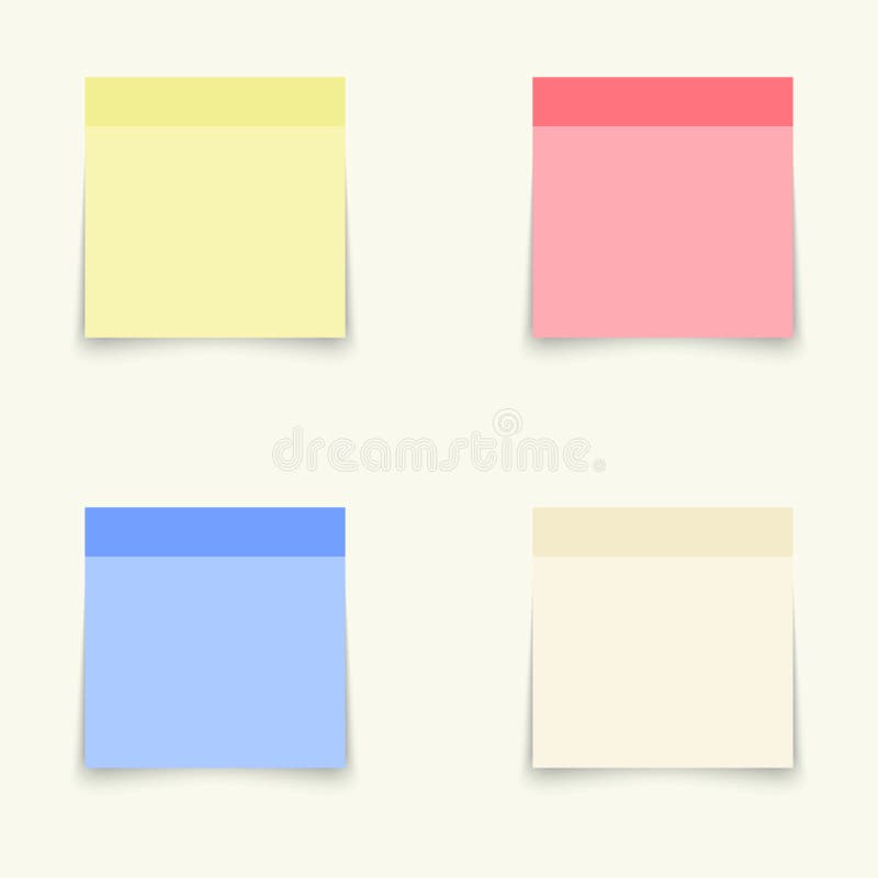 Templates for notes stock vector. Illustration of isolated - 114155567