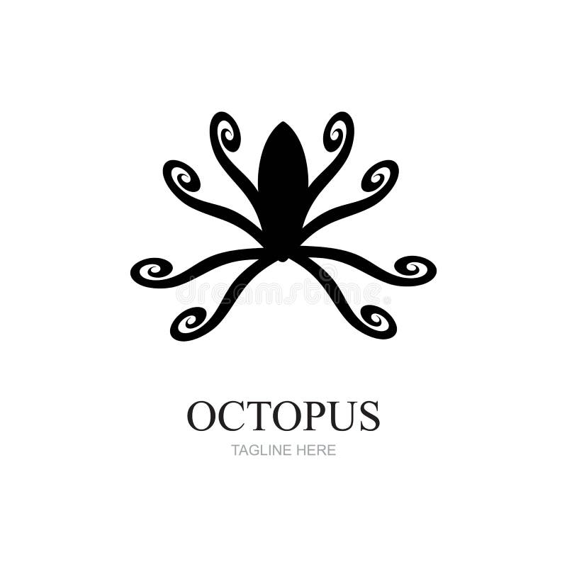 Templates for Octopus Logos, Labels and Emblems Vector Illustration ...