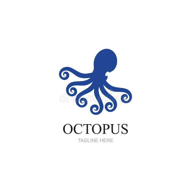 Templates for Octopus Logos, Labels and Emblems Vector Illustration ...