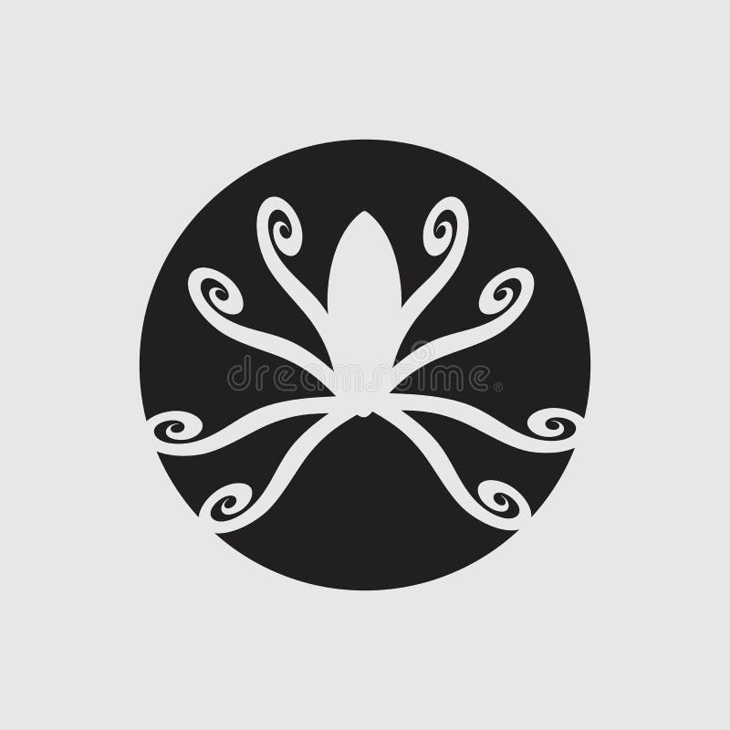 Templates for Octopus Logos, Labels and Emblems Vector Illustration ...