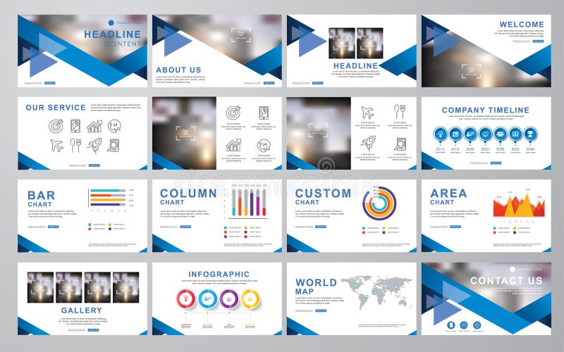 Templates Presentation for Annual Report, Banner, Flyer Stock Vector ...