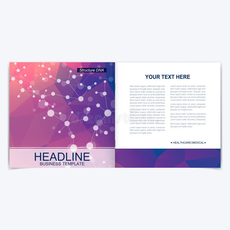 Templates for Square Brochure. Leaflet Cover Presentation. Business ...