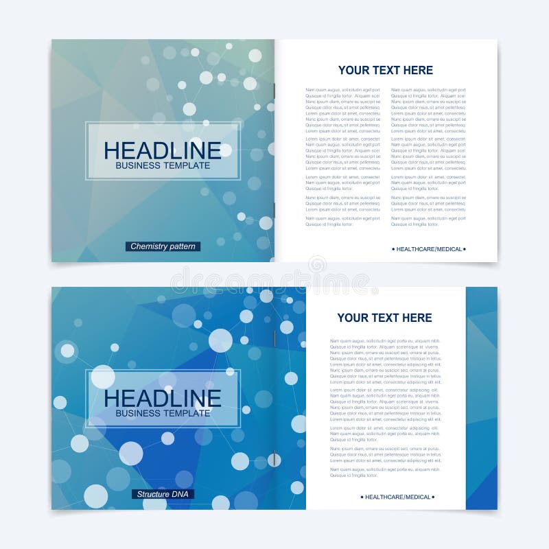 Templates for Square Brochure. Leaflet Cover Presentation. Business ...