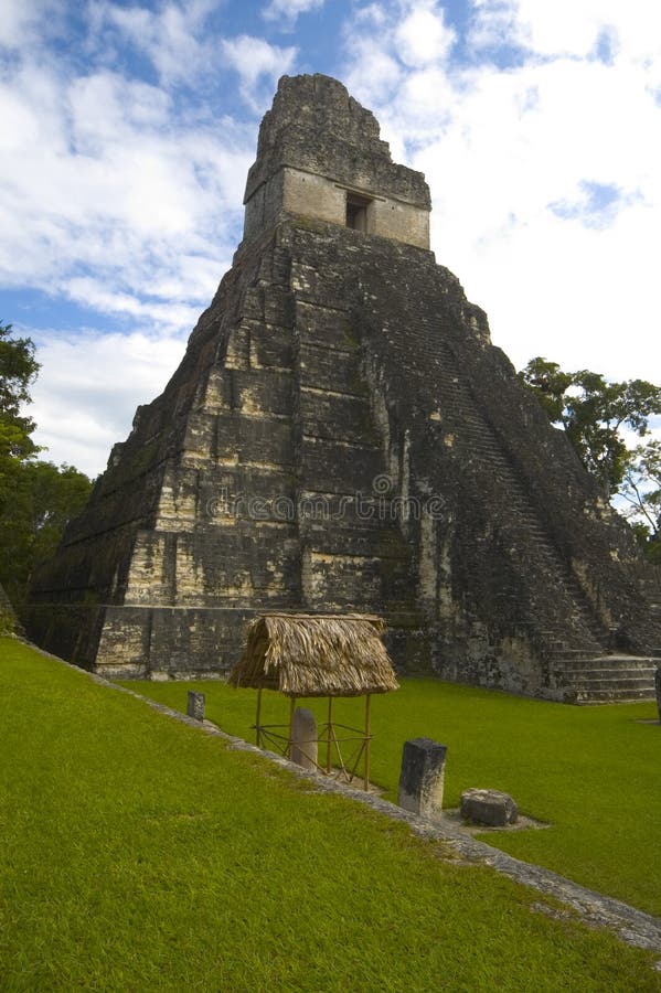 Temple 1 tikal stock image. Image of chan, civilization - 1597819