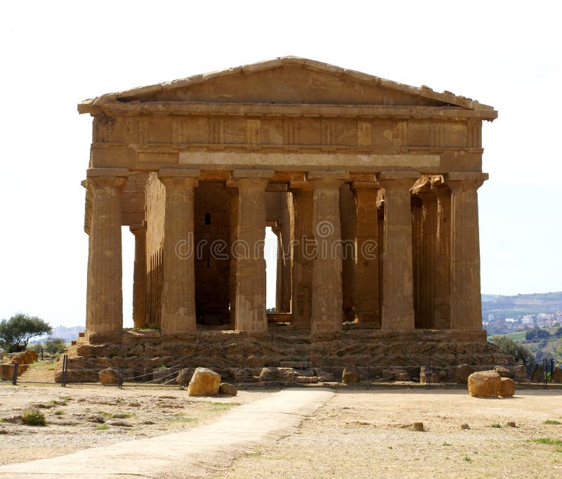 Temple stock image. Image of civilization, olive, crowd - 9614305