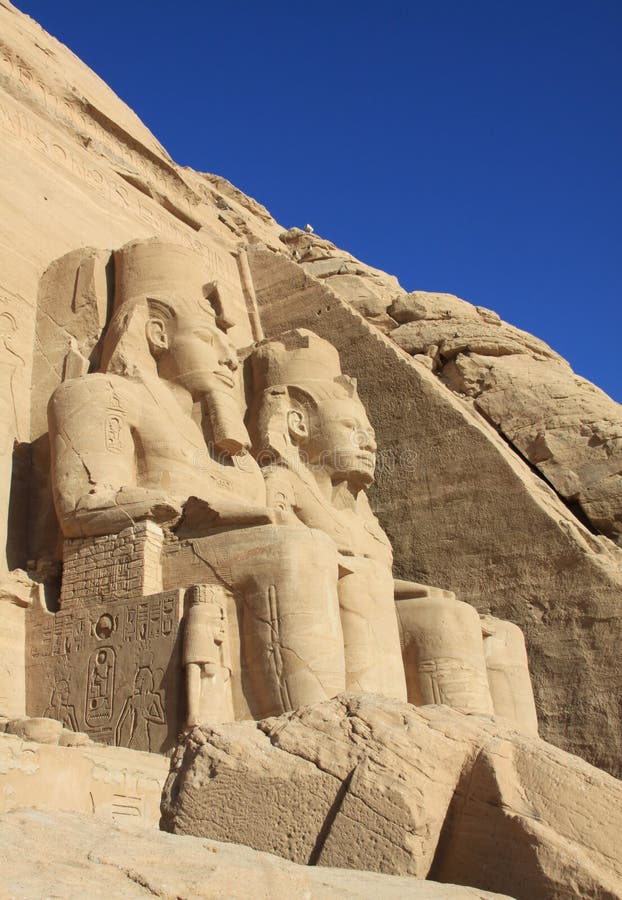 The Temple of Abu Simbel in Egypt Stock Photo - Image of ancient, egypt ...