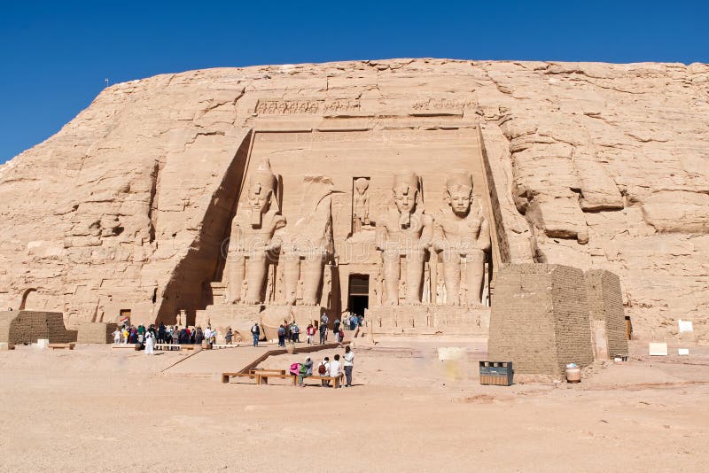 The Temple of Abu Simbel. Egypt Editorial Stock Image - Image of unesco ...