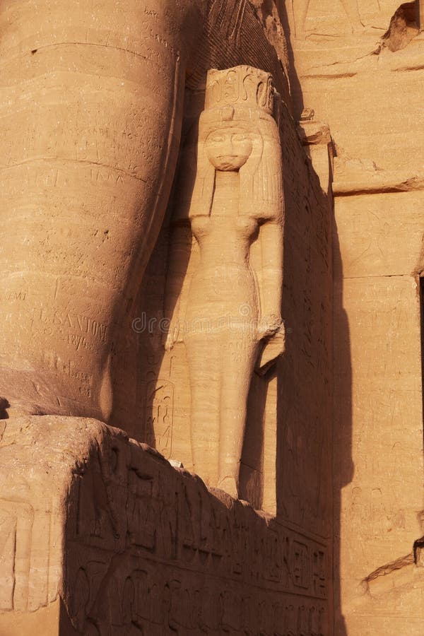 Temple in Abu Simbel, Egypt, Africa Editorial Stock Photo - Image of ...
