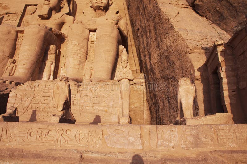 Temple in Abu Simbel, Egypt, Africa Editorial Stock Photo - Image of ...