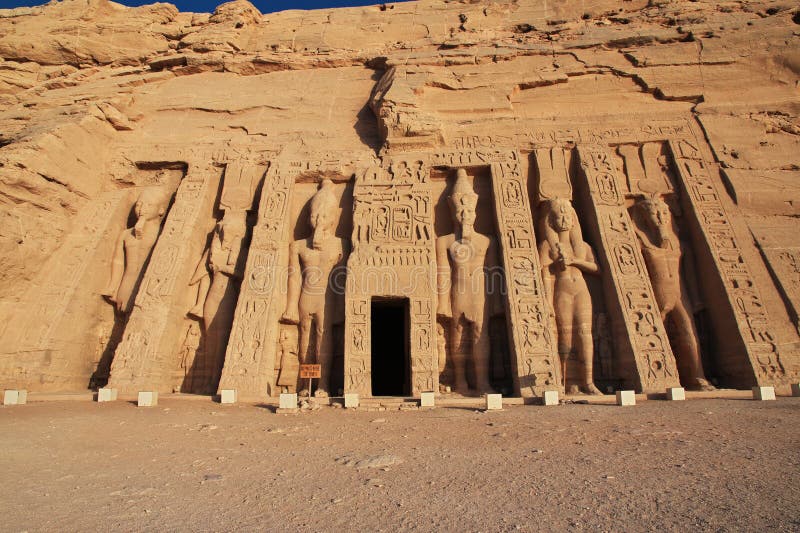 Temple in Abu Simbel, Egypt, Africa Editorial Photo - Image of frescoes ...