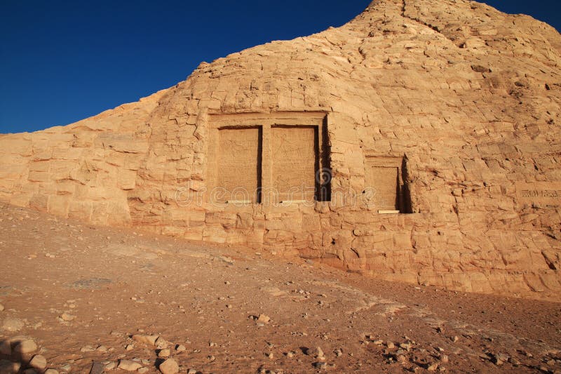 Temple in Abu Simbel, Egypt, Africa Editorial Stock Image - Image of ...