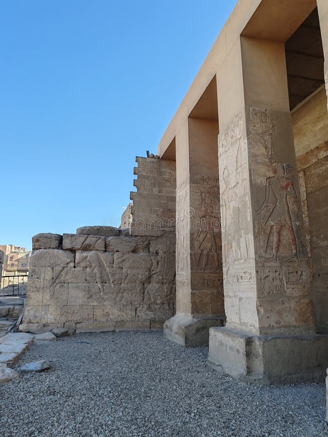 Temple of Abydos. Osireion stock photo. Image of landmark - 377789582