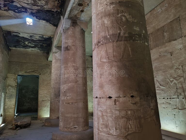 Temple of Abydos. Osireion stock photo. Image of column - 377791068