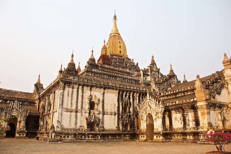 Temple Ananda stock image. Image of buddhism, cult, characteristic ...