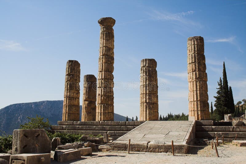 Temple of Apollo stock image. Image of travel, greek, greece - 1485589