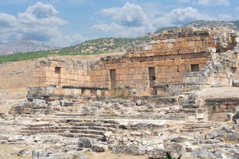 Temple of Apollo stock photo. Image of pamukkale, greek - 21094424