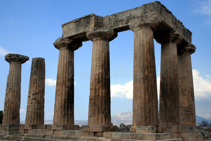 The Temple of Apollo stock image. Image of apollo, mediterranean - 4250751