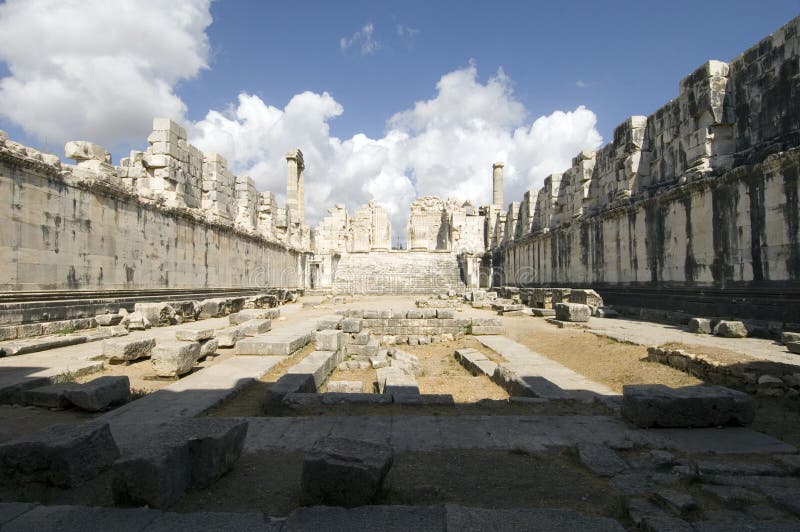 The Temple of Apollo in Didim (Turkey) Stock Photo - Image of apollo ...