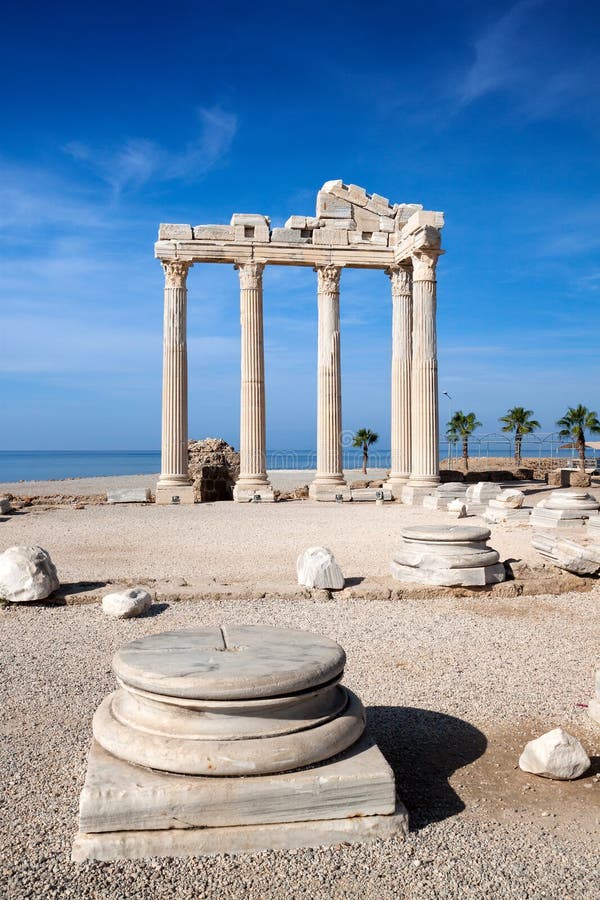 Temple of Apollo ruins stock image. Image of famous, column - 27516623