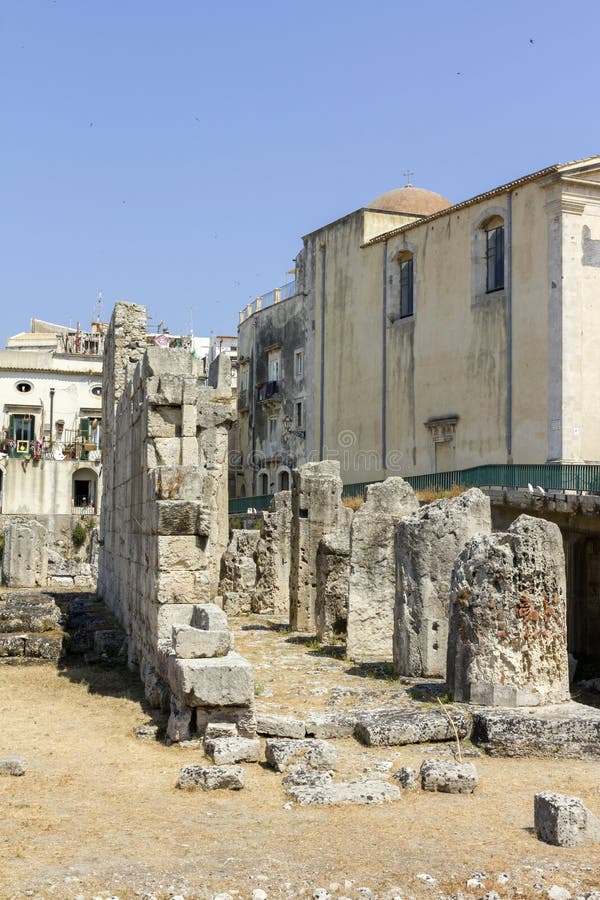 Temple of Apollo stock photo. Image of italian, medieval - 98938696