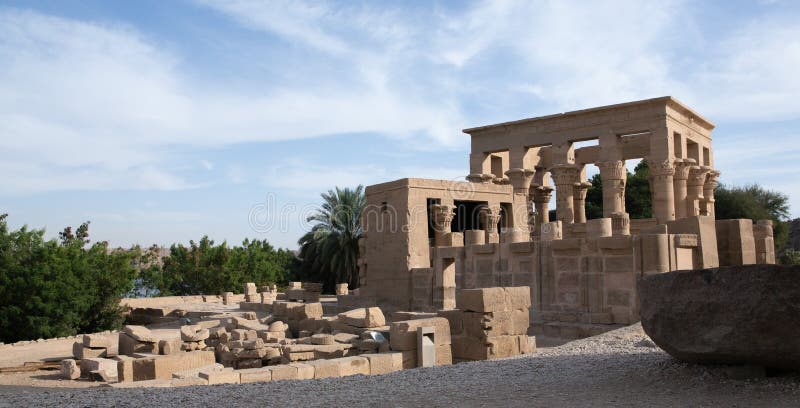 Temple Architecture in Ancient Egypt Stock Photo - Image of temple ...