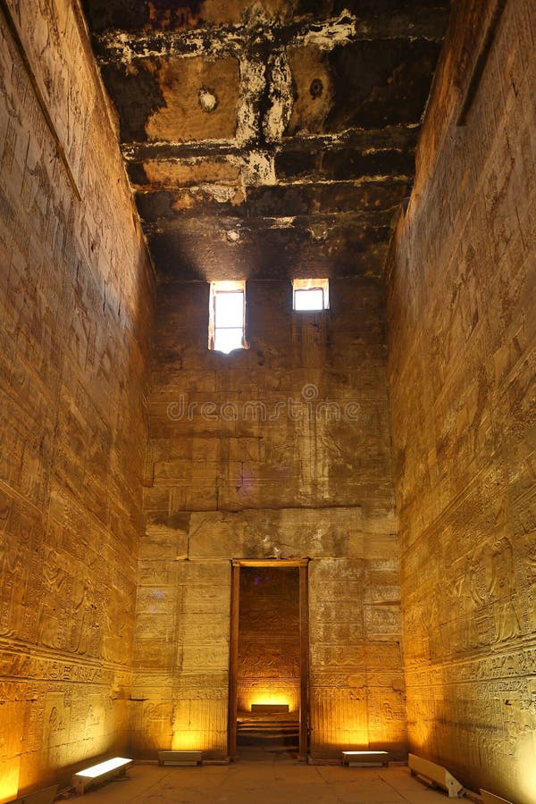 Temple Architecture in Ancient Egypt Stock Photo - Image of respectful ...