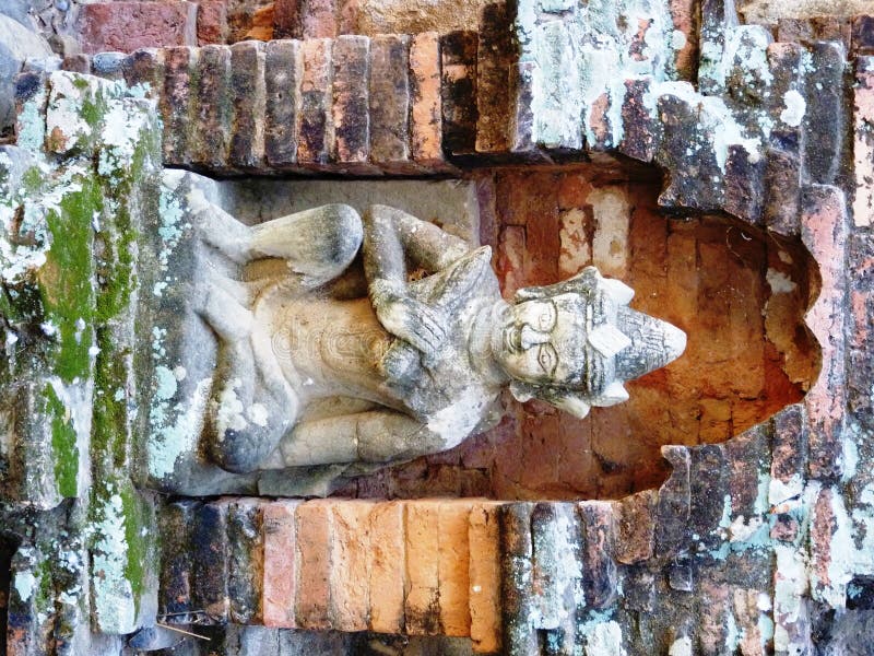 Temple Architecture and Stone Work in Myanmar (Bur Stock Image - Image ...