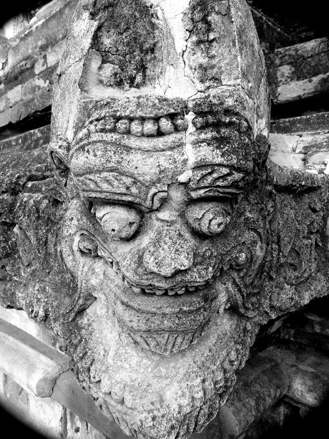 Temple Architecture and Stone Work in Myanmar (Burma) Stock Image ...