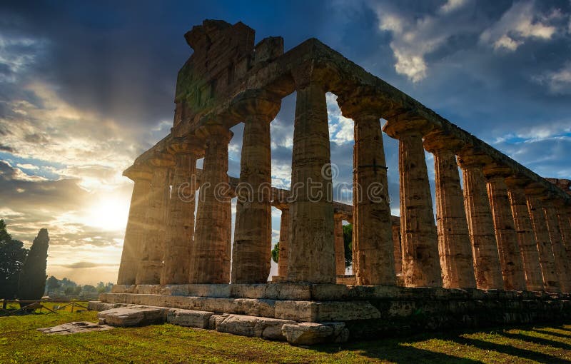 Temple of Athena stock photo. Image of archaeological - 269450962