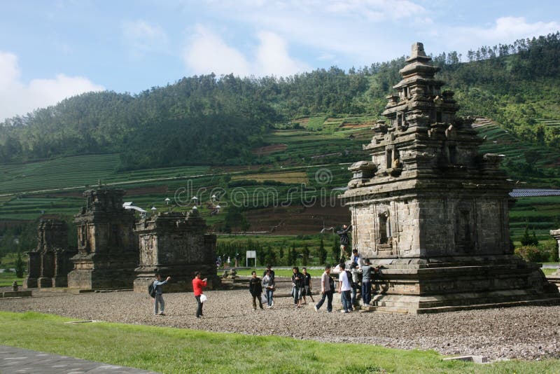 Plateau de Dieng image stock. Image du java, regroupement - 37513135