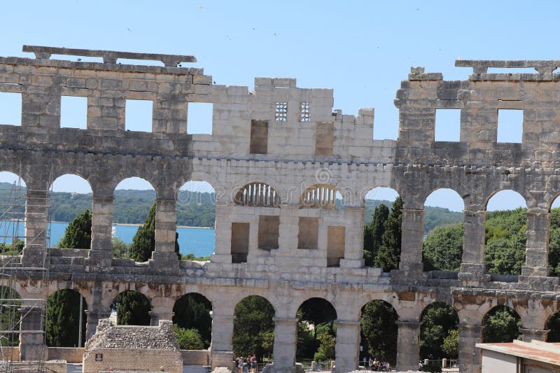 The Temple of Augustus in Rome Stock Image - Image of maritime, palace ...