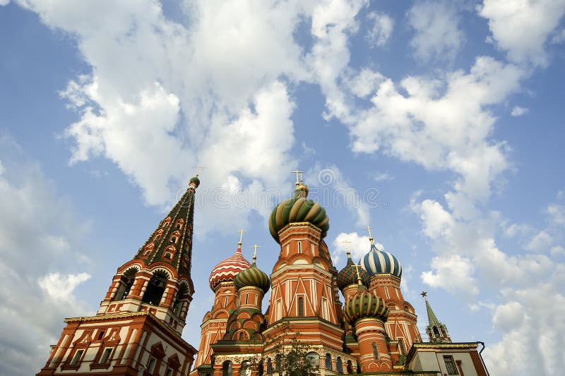 Temple of Basil the Blessed, Moscow, Russia, Red Square Stock Image ...
