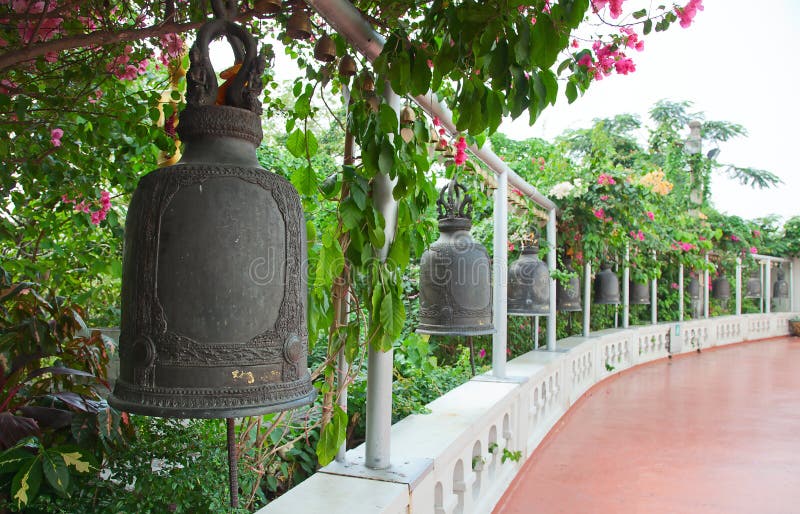 Temple bell stock photo. Image of passage, decoration - 25106376