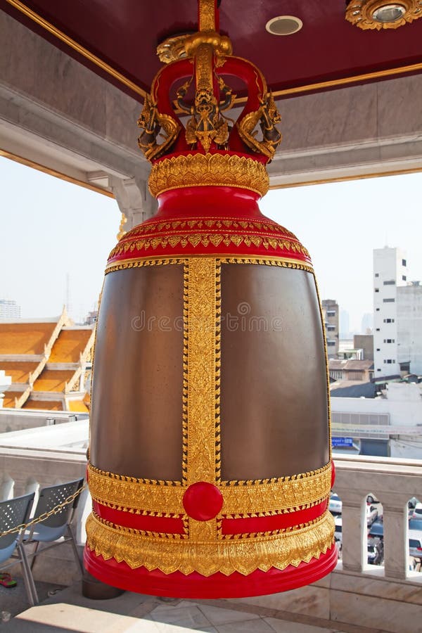 Temple bell stock photo. Image of passage, decoration - 25106376