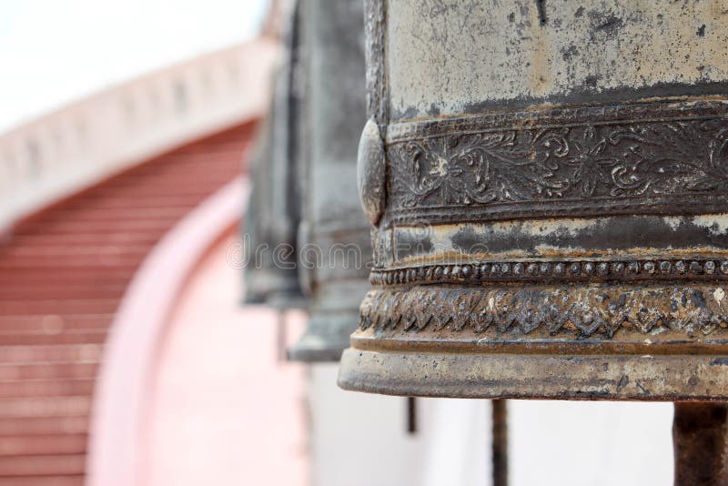 Temple bell editorial photo. Image of architecture, sunlight - 76977031