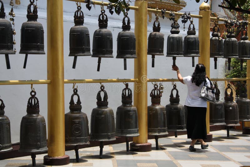 Temple bells editorial photo. Image of copper, antique - 23369736