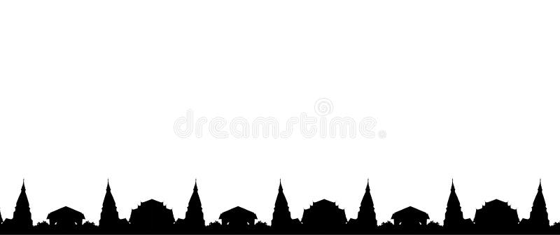 Temple border stock illustration. Illustration of colorful - 55106210