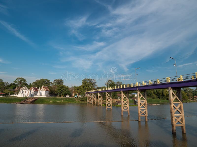 Temple and bridge stock photo. Image of culture, traditional - 89888524