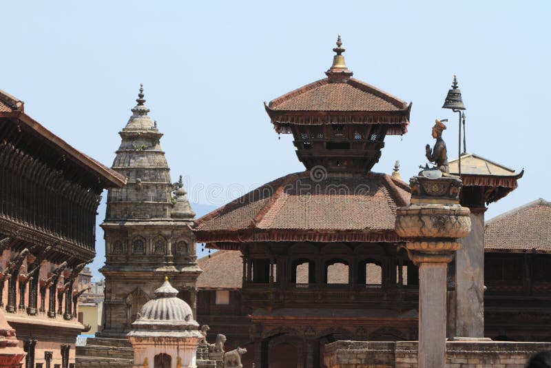 Temple City Bhaktapur stock image. Image of baktapur - 40536077