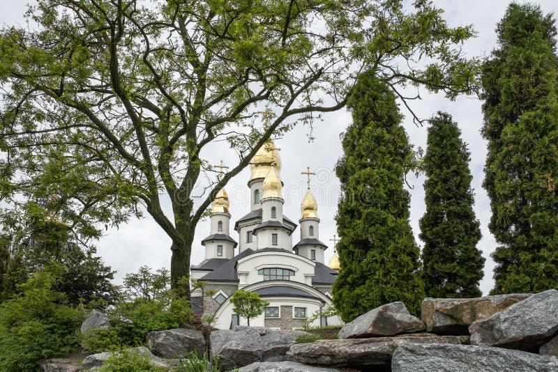 Temple Complex, Landscape Park. Stock Photo - Image of rock ...