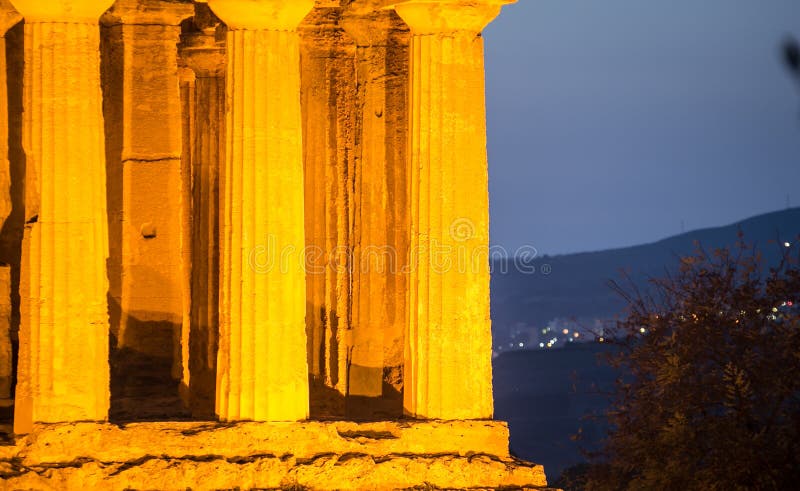 Temple of Concord stock photo. Image of ancient, building - 49342200