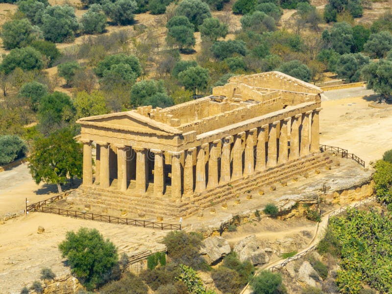 Valley of the Temples - Agrigento, Sicily, Italy Stock Photo - Image of ...