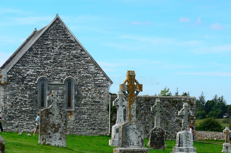 Temple of Connor, Clonmacnoise, Ireland Editorial Stock Photo - Image ...