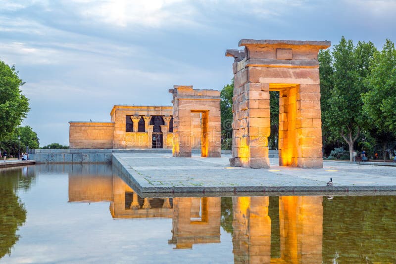 Temple of Debod stock image. Image of antique, karnak - 15874261