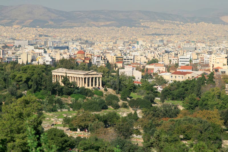 Temple de Hermes image stock. Image du regard, mythe - 13521747