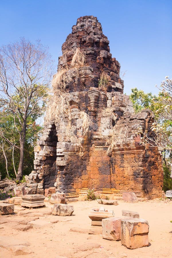 Temple De Prasat Banan à Battambang, Cambodge Photo stock - Image du ...