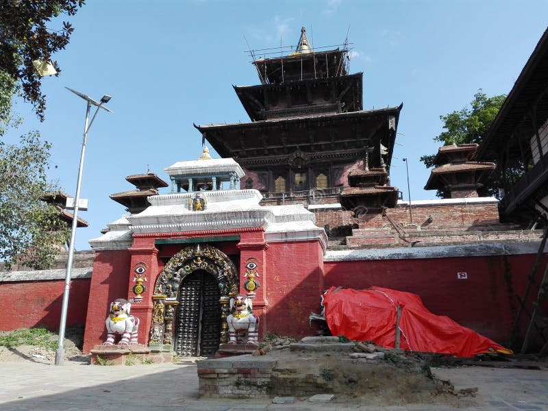 Temple de Taleju photo stock. Image du temple, place - 69444720