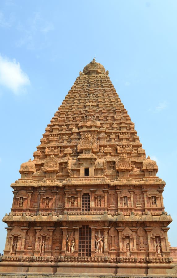 Temple de Tanjore photo stock. Image du grand, tamil - 28819518